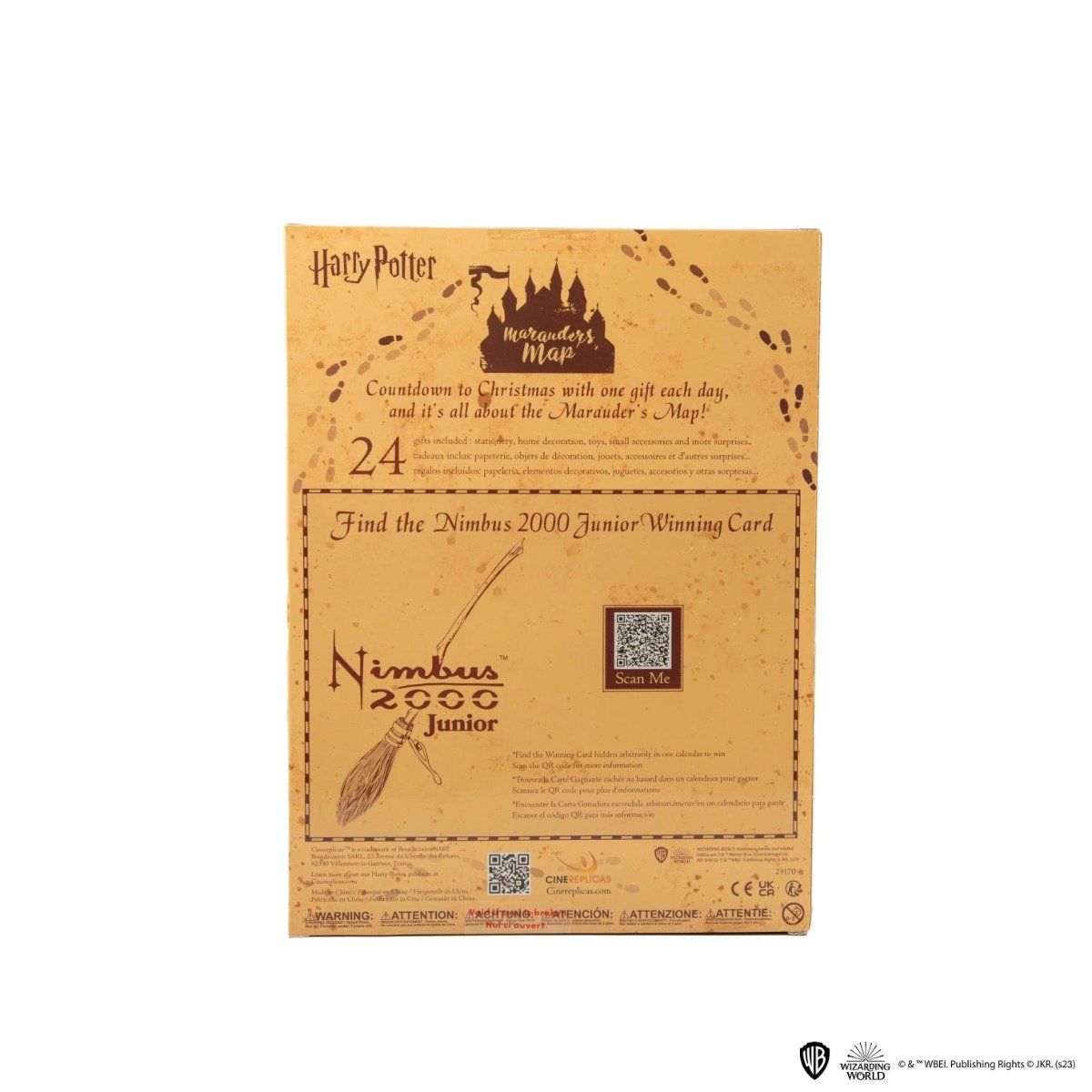 Harry Potter Marauder’s Map Advent Calendar | NerdUP Collectibles