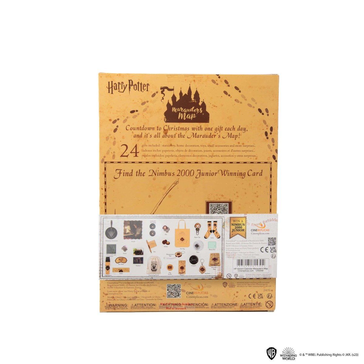 Harry Potter Marauder’s Map Advent Calendar | NerdUP Collectibles